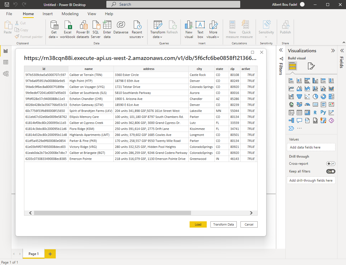 How do I connect my SmartBarrel account to PowerBI?